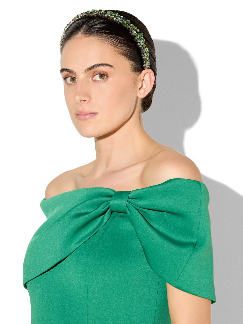Rowan Emerald Cocktail Dress - Montique Clothing