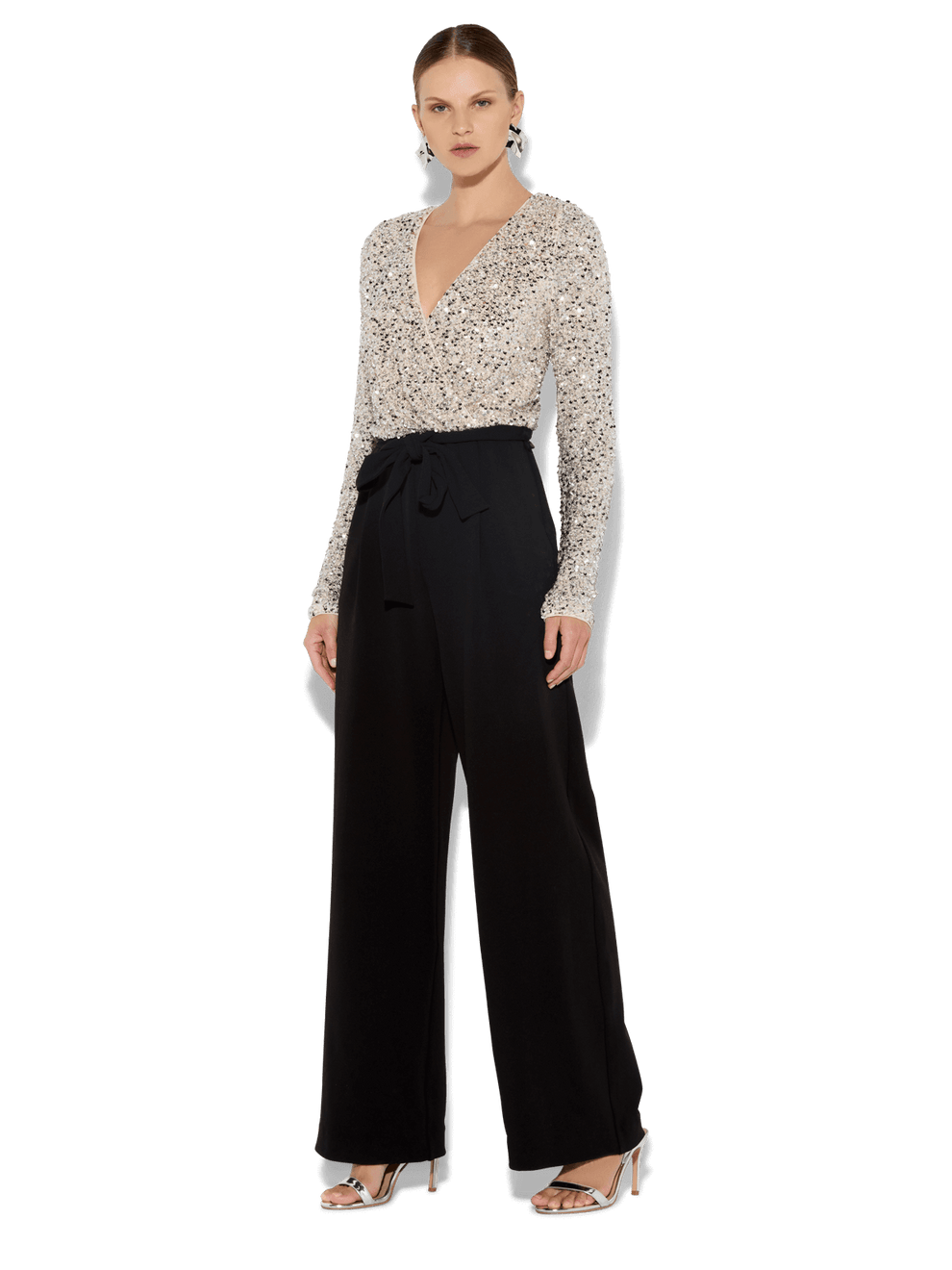 Sinatra Mink Sequin Jumpsuit - Montique Clothing