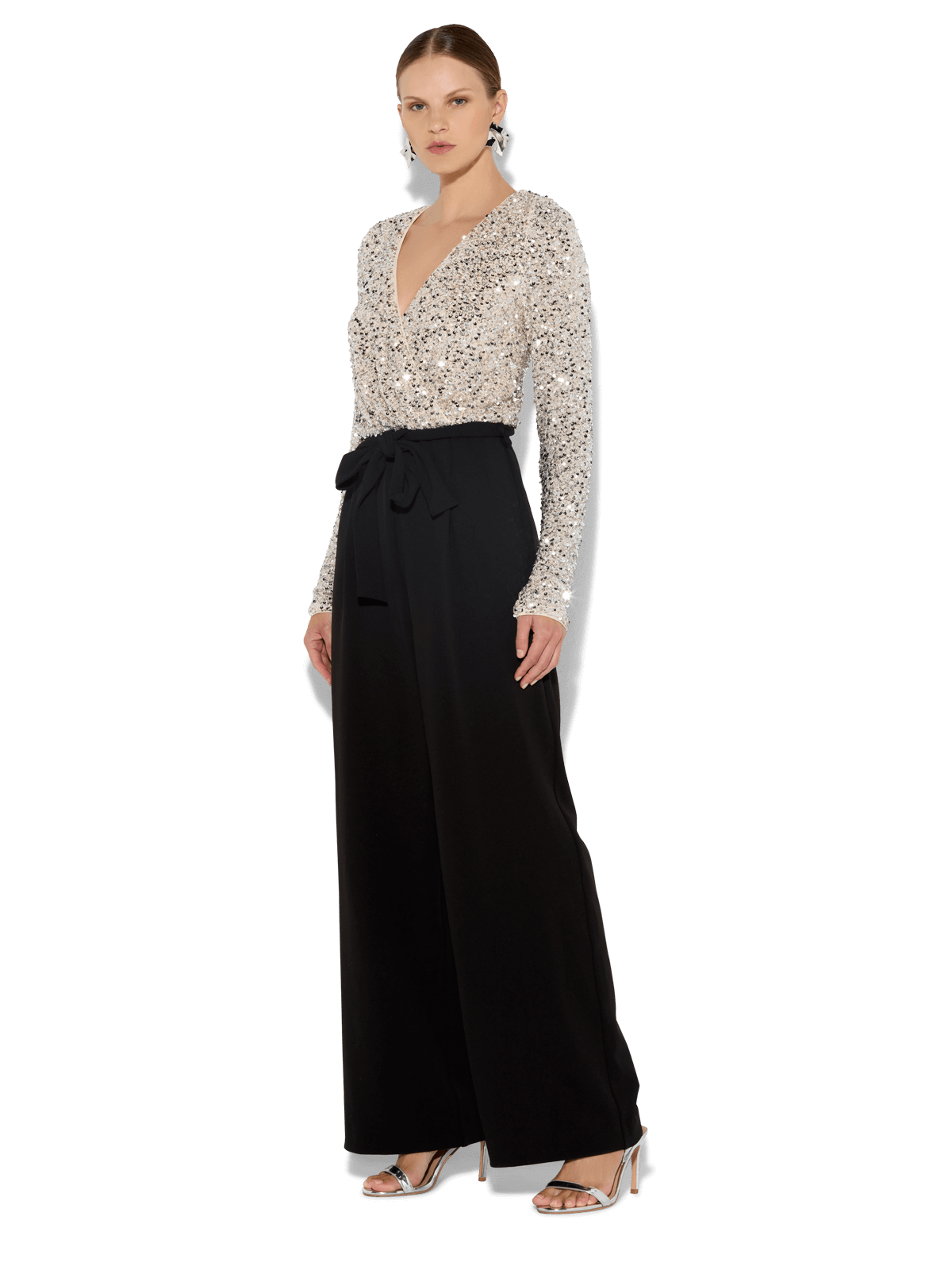 Sinatra Mink Sequin Jumpsuit - Montique Clothing