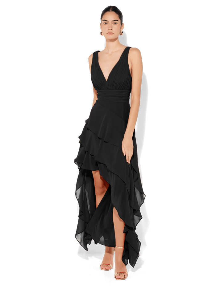 Bellissima Black Cocktail Dress - Montique Clothing