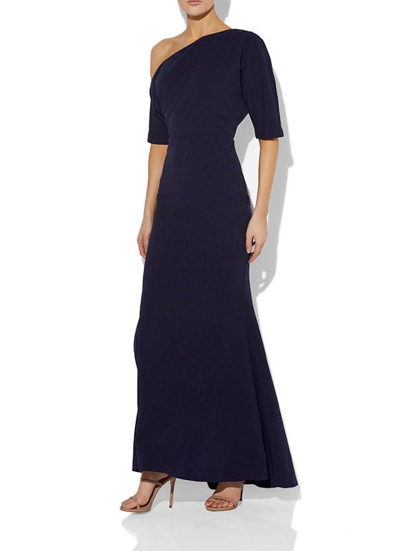 Aimee Navy Gown - Montique Clothing