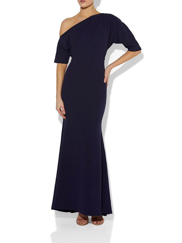 Aimee Navy Gown - Montique Clothing