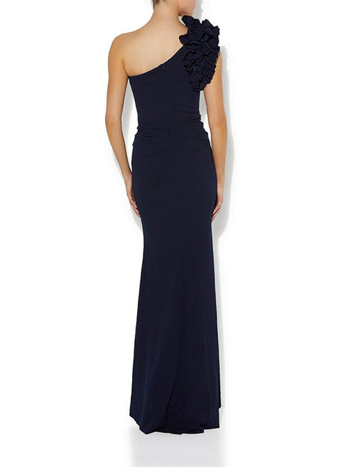 Amelia Navy Gown - Montique Clothing
