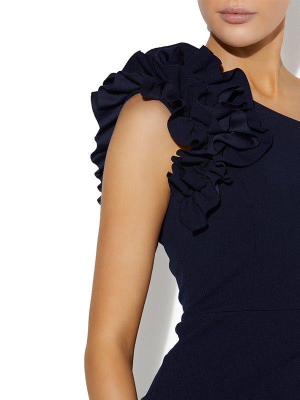 Amelia Navy Gown - Montique Clothing